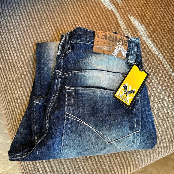 Avirex | Jeans | New With Tags Avirex Jeans Mens 3x30 Washout Blue ...